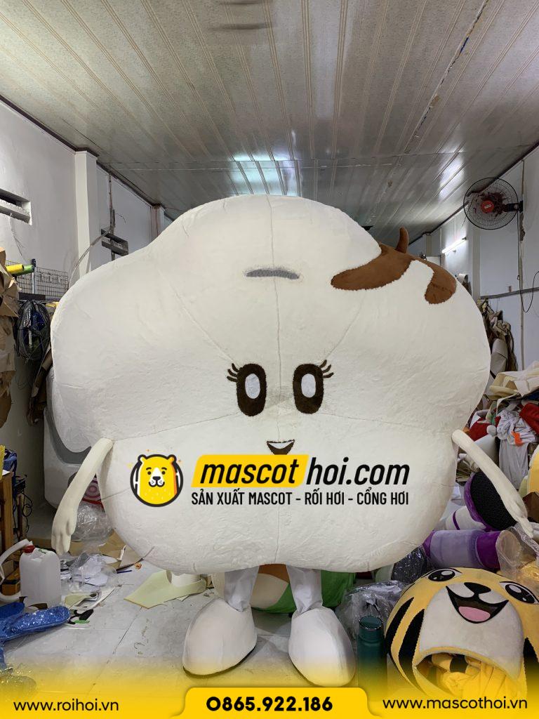 Mascot bông gòn - Mascot hơi, May và cho thuê Mascot hơi uy tín chất lượng